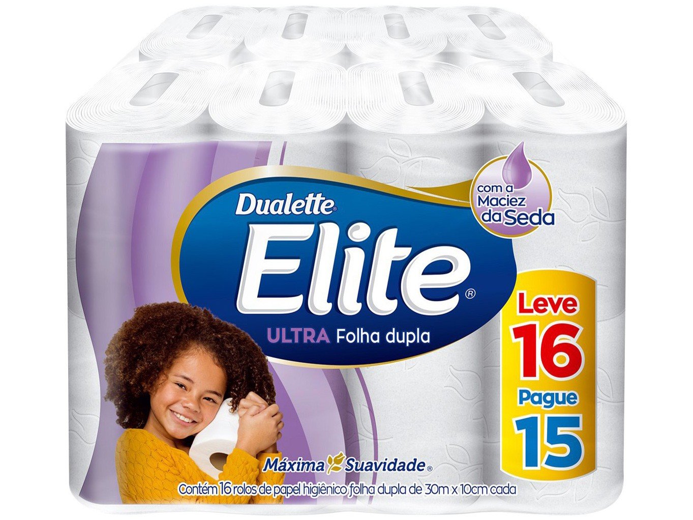 Papel Higiênico Folha Dupla Elite Ultra 16 Rolos 30m Shopping Tudoazul